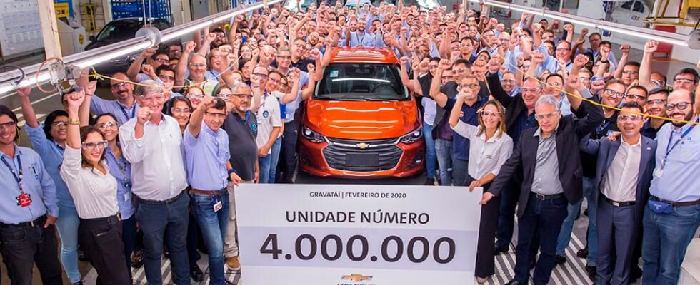 Fábrica da GM de Gravataí produz unidade quatro milhões - QG do Automóvel